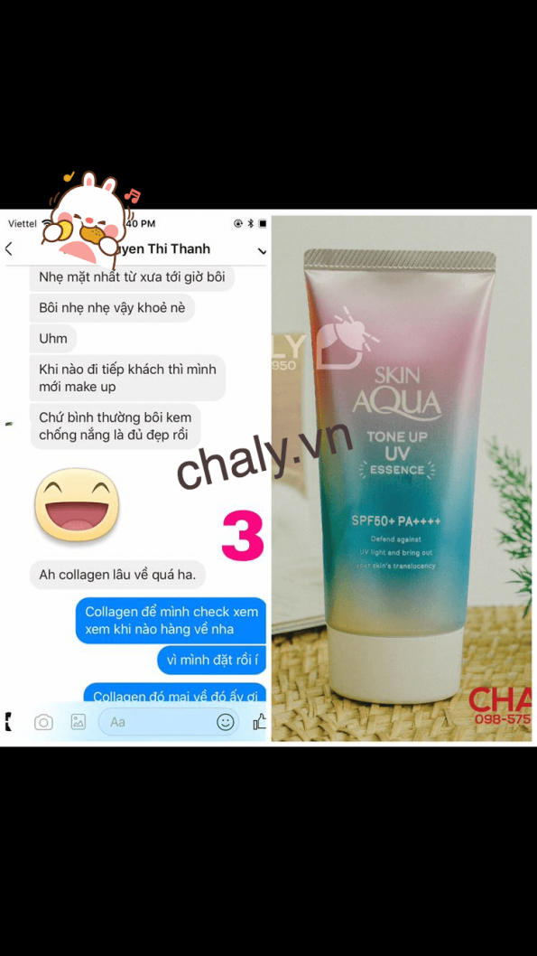 KCN nâng tông trắng hồng Skin Aqua Tone Up 80g 185k Nhật | Shop Nhật Chaly
