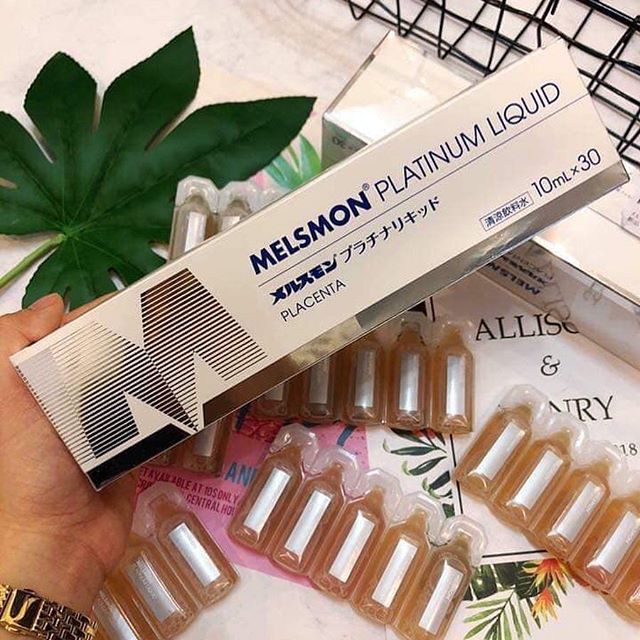 [Review] Melsmon Platinum Liquid Placenta hộp 30 ống có tốt không ...
