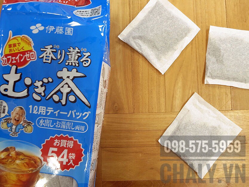 Trà lúa mạch Nhật Bản Mugi ông già 54 gói mẫu mới vừa về đang SALE ...