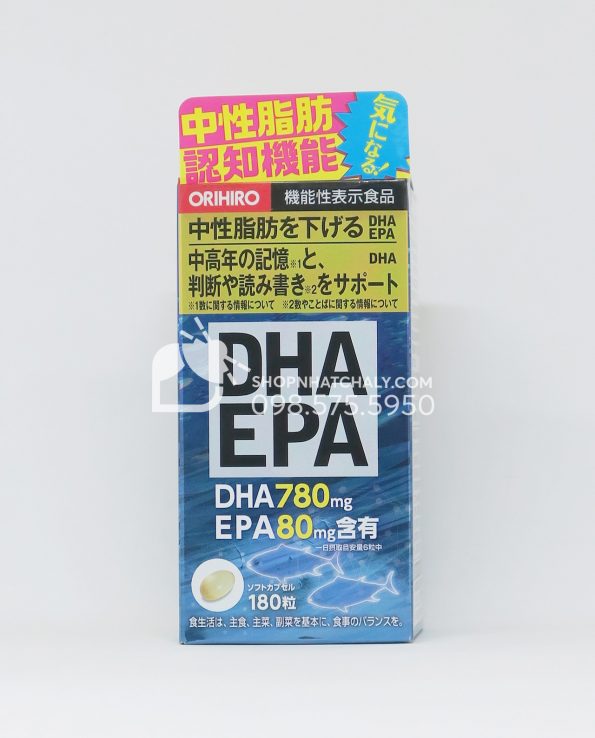 Thuốc bổ não Nhật Bản DHA EPA Orihiro 180 viên mẫu mới 2020 hot vừa về ...