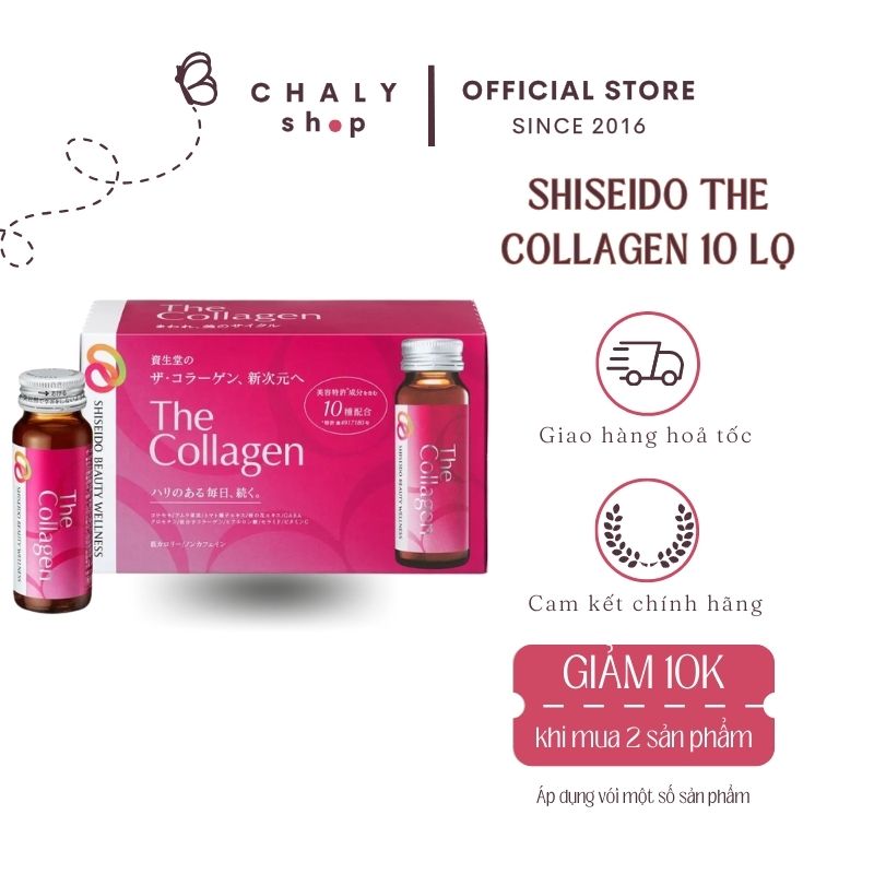 Nước uống trắng da Shiseido Collagen Pure White 495k Nhật | Shop Nhật Chaly