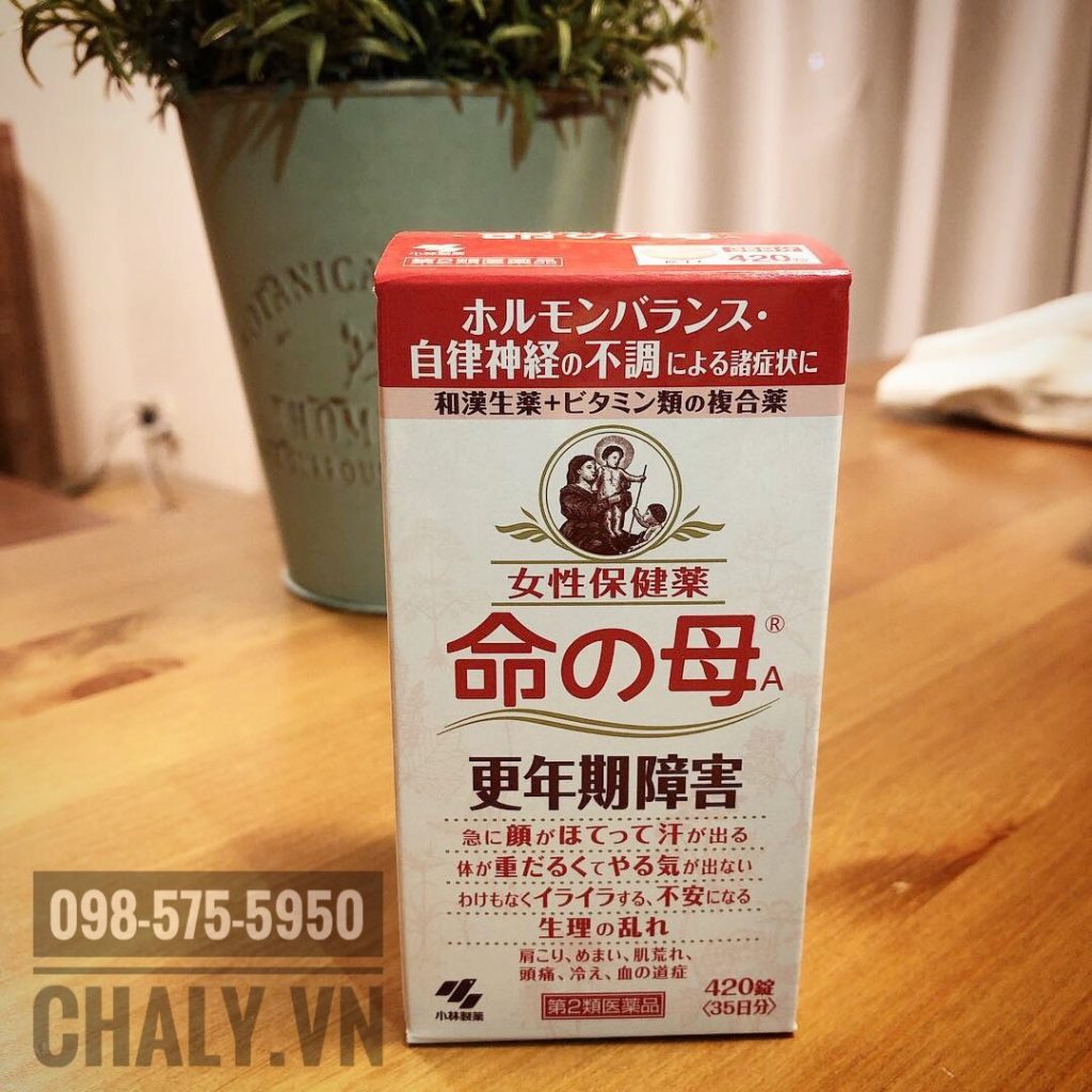 Thuốc tiền mãn kinh Nhật Kobayashi 840v 725k Inochi no Haha | Shop Nhật ...