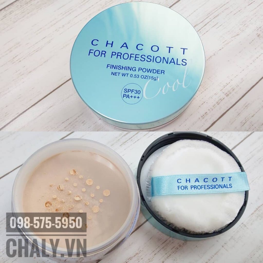 Phấn phủ kiềm dầu Nhật Chacott UV Finishin Powder chống nắng SPF30 ...