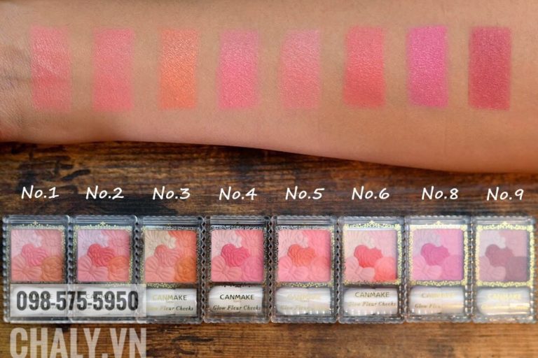 Phấn má Canmake Glow Fleur Cheeks của Nhật Bản | Shop Nhật Chaly
