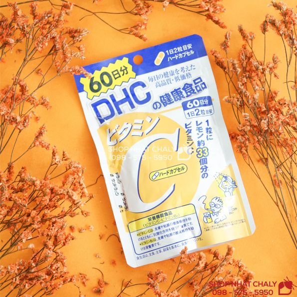 Viên uống vitamin C DHC của Nhật mẫu mới 2019 mờ thâm mụn làm trắng da ...
