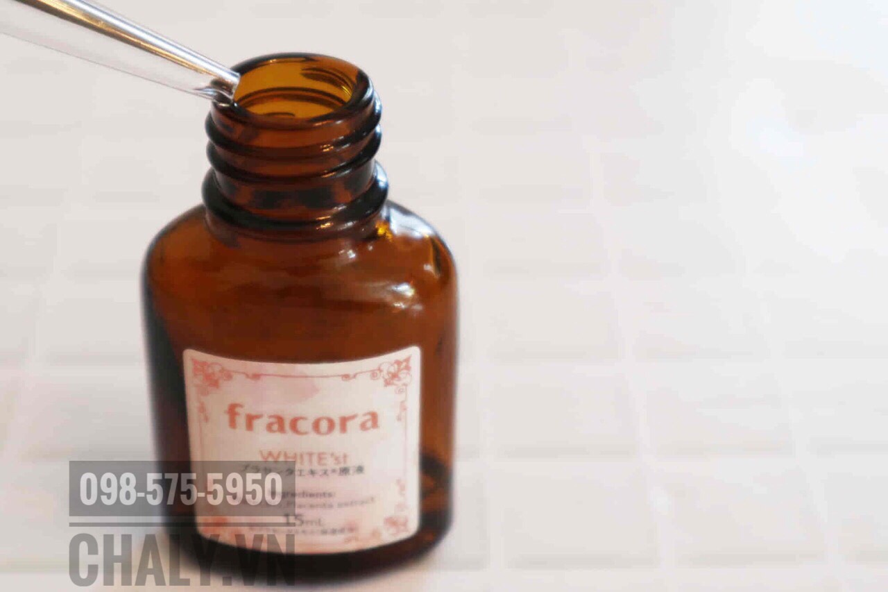 Review serum nhau thai Fracora Placenta Extract Nhật hồng | Shop Nhật Chaly