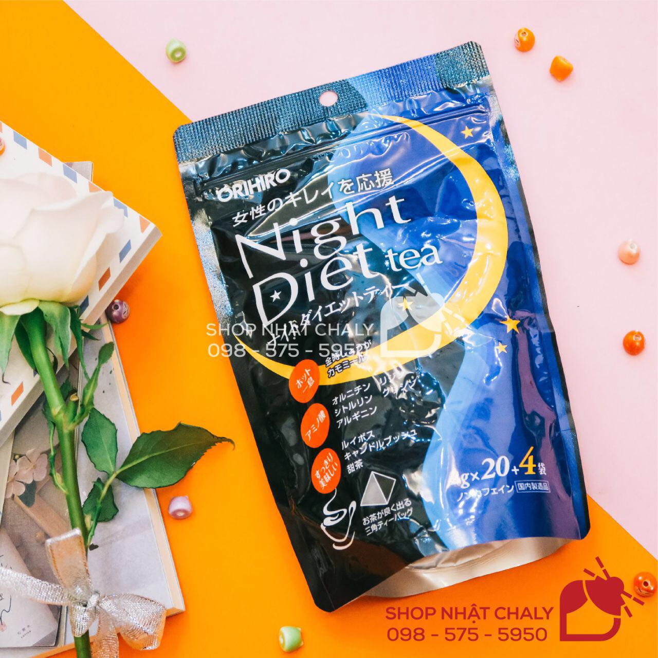 Trà giảm cân đêm Orihiro Night Diet Tea 20 gói 150k | Shop Nhật Chaly