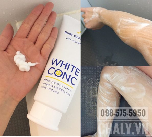 Gel tẩy da chết White Conc Body Gommage Nhật 225k trắng toàn thân ...