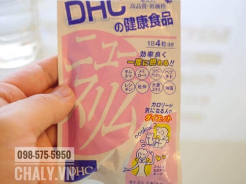 Review viên uống giảm cân DHC New Slim Nhật mới | Shop Nhật Chaly