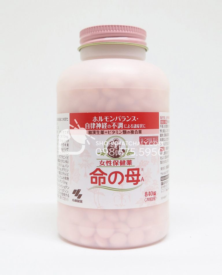 Thuốc tiền mãn kinh Nhật Kobayashi 840v 725k Inochi no Haha | Shop Nhật ...