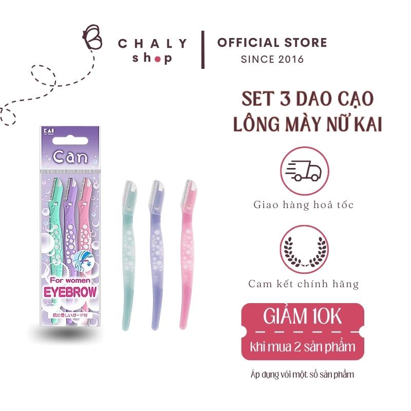 Dao cạo lông mày lông mặt ria mép Kai Nhật 12k/ chiếc | Shop Nhật Chaly